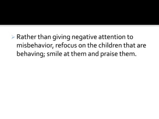 Improving Student Behavior Giving Praise and Encouragement | PPT