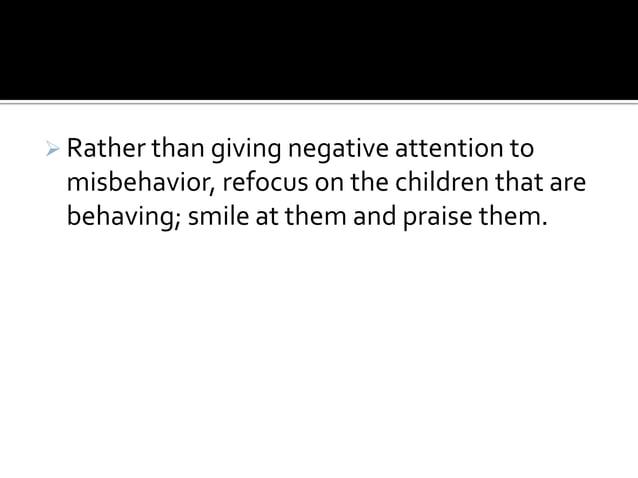 Improving Student Behavior Giving Praise and Encouragement | PPT