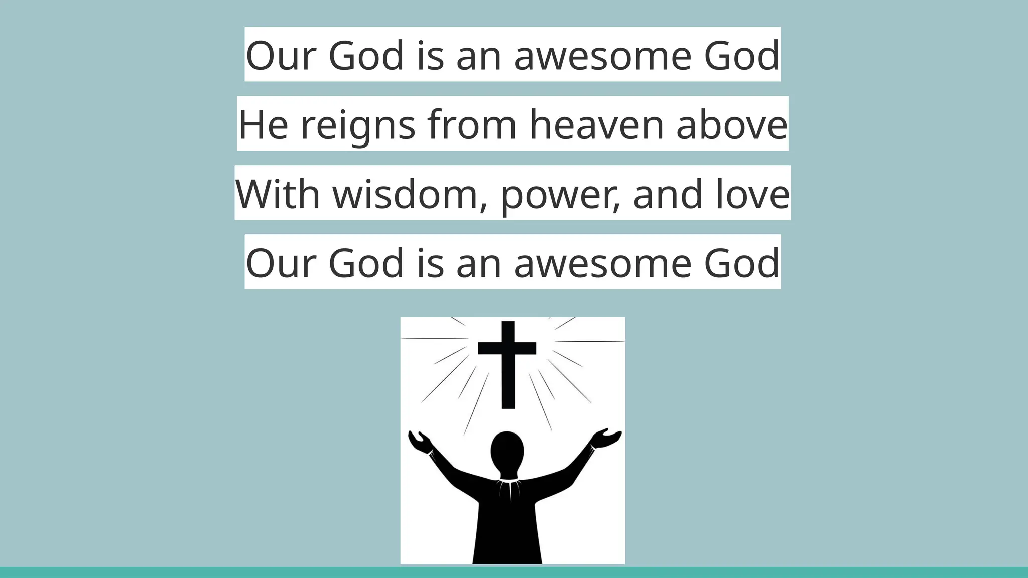 Praise and Worship: God's not dead, Celebrate Jesus Celebrate, Our God is an awesome God.pptx