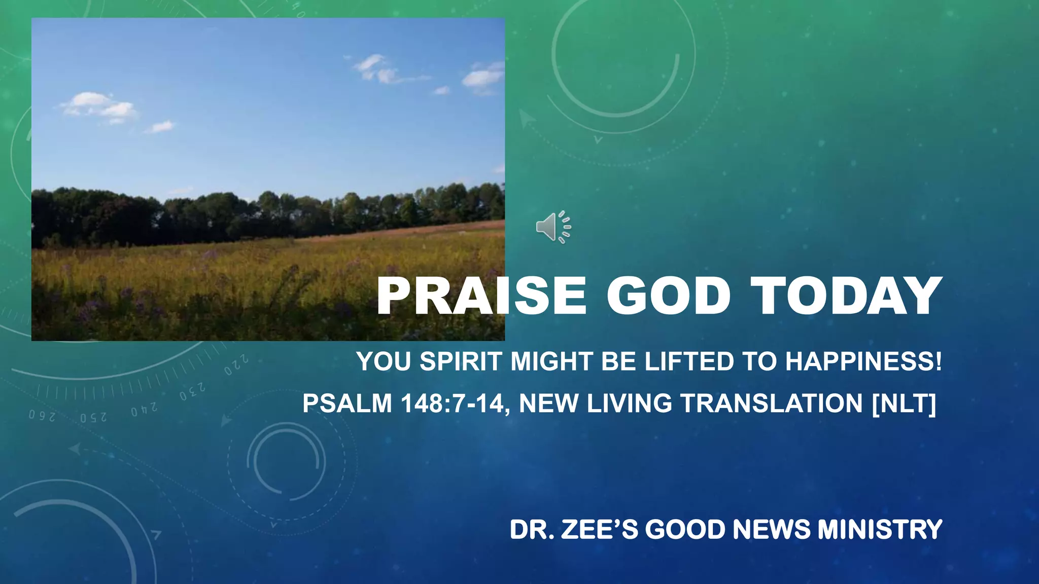 Praise God today-devotional | PPTX