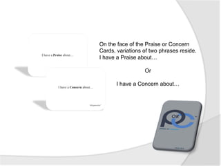 Praise or concern white background | PPT