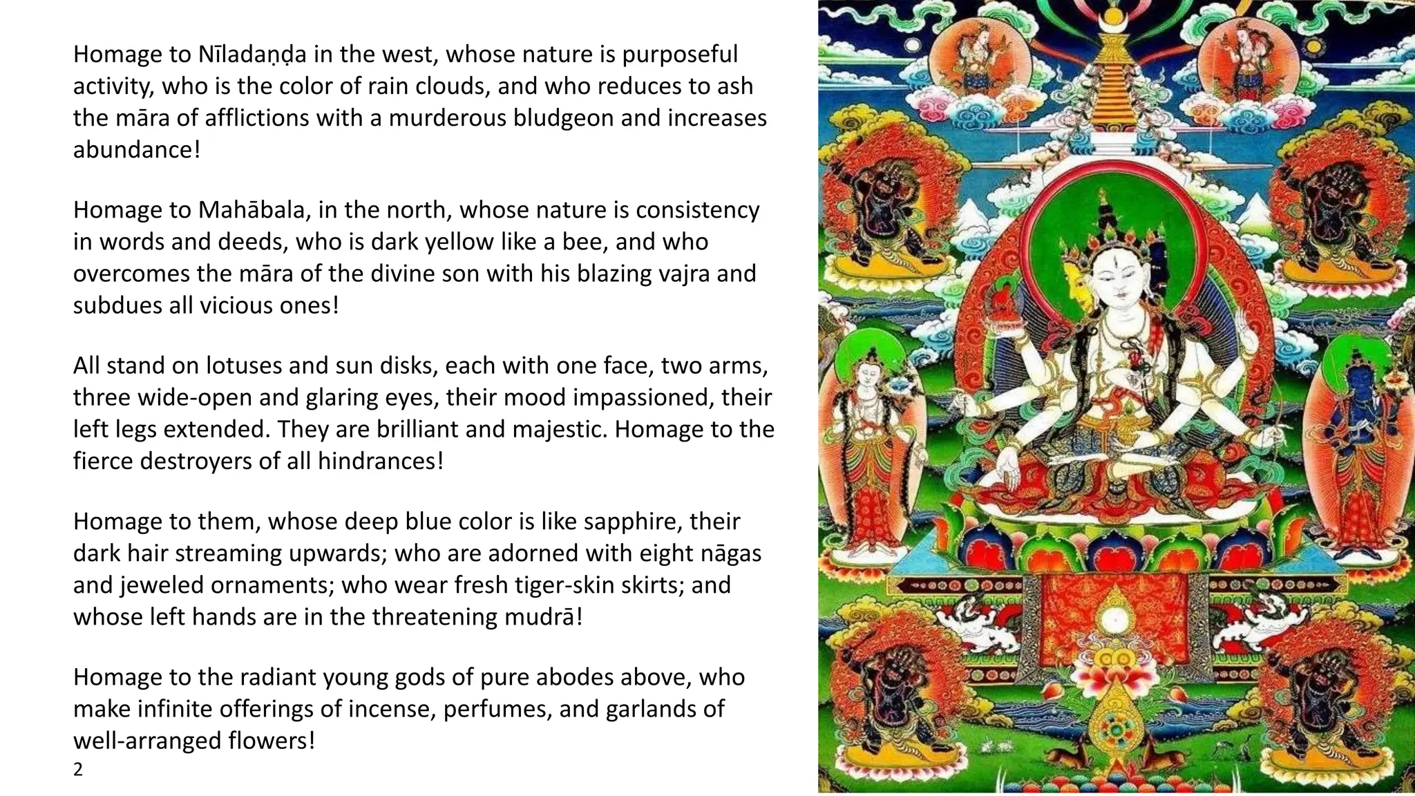 Praise to nine deities ushnisha vijaya | PPTX