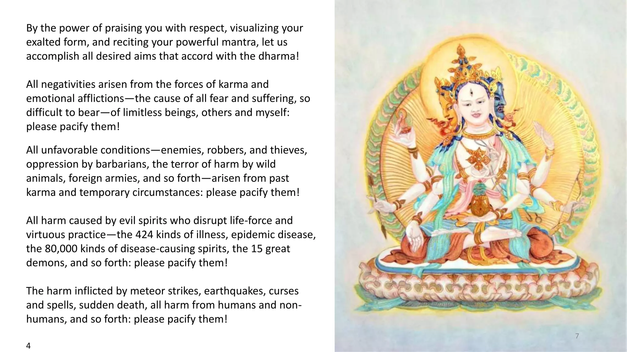 Praise to nine deities ushnisha vijaya | PPTX