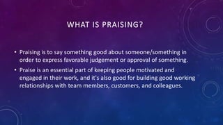 Praising interpersonal skills commuication | PPT