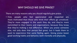 Praising interpersonal skills commuication | PPTX