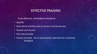 Praising interpersonal skills commuication | PPTX