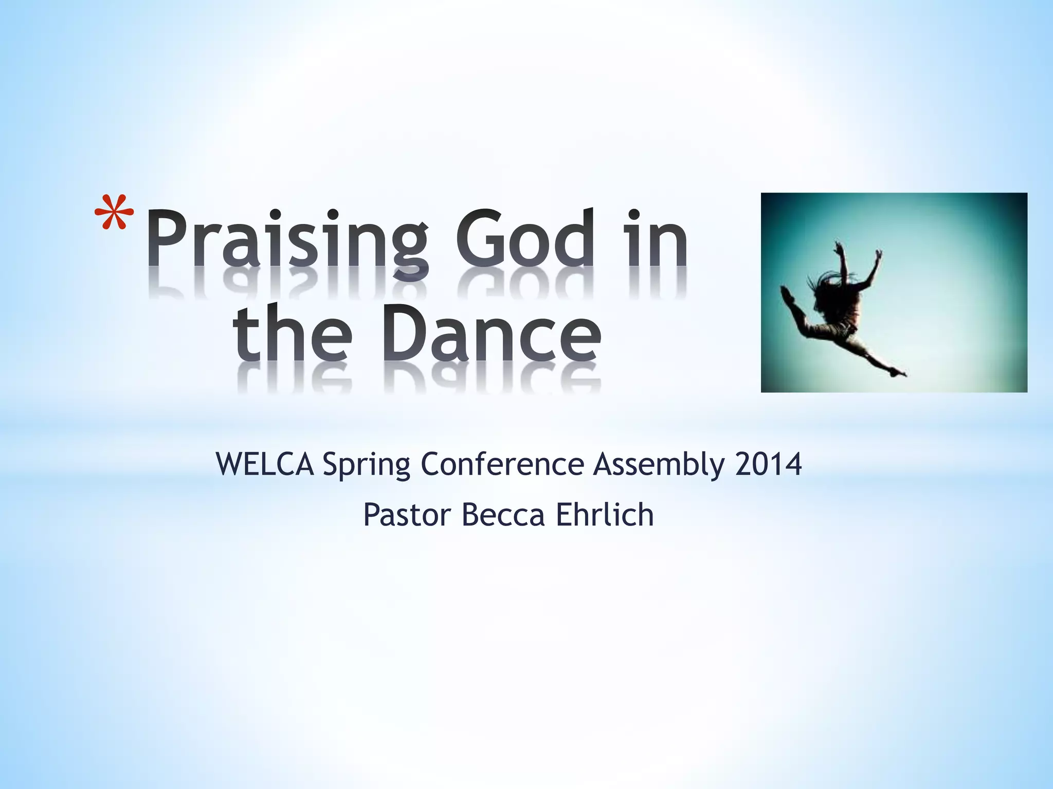 Praising God in the Dance | PPTX