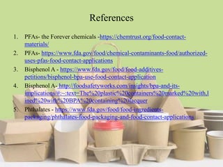 Toxic Chemicals in Food Packaging | PPTX