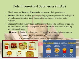 Toxic Chemicals in Food Packaging | PPTX