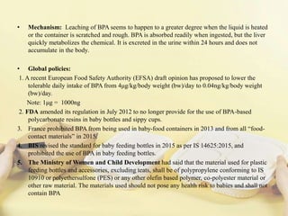 Toxic Chemicals in Food Packaging | PPTX