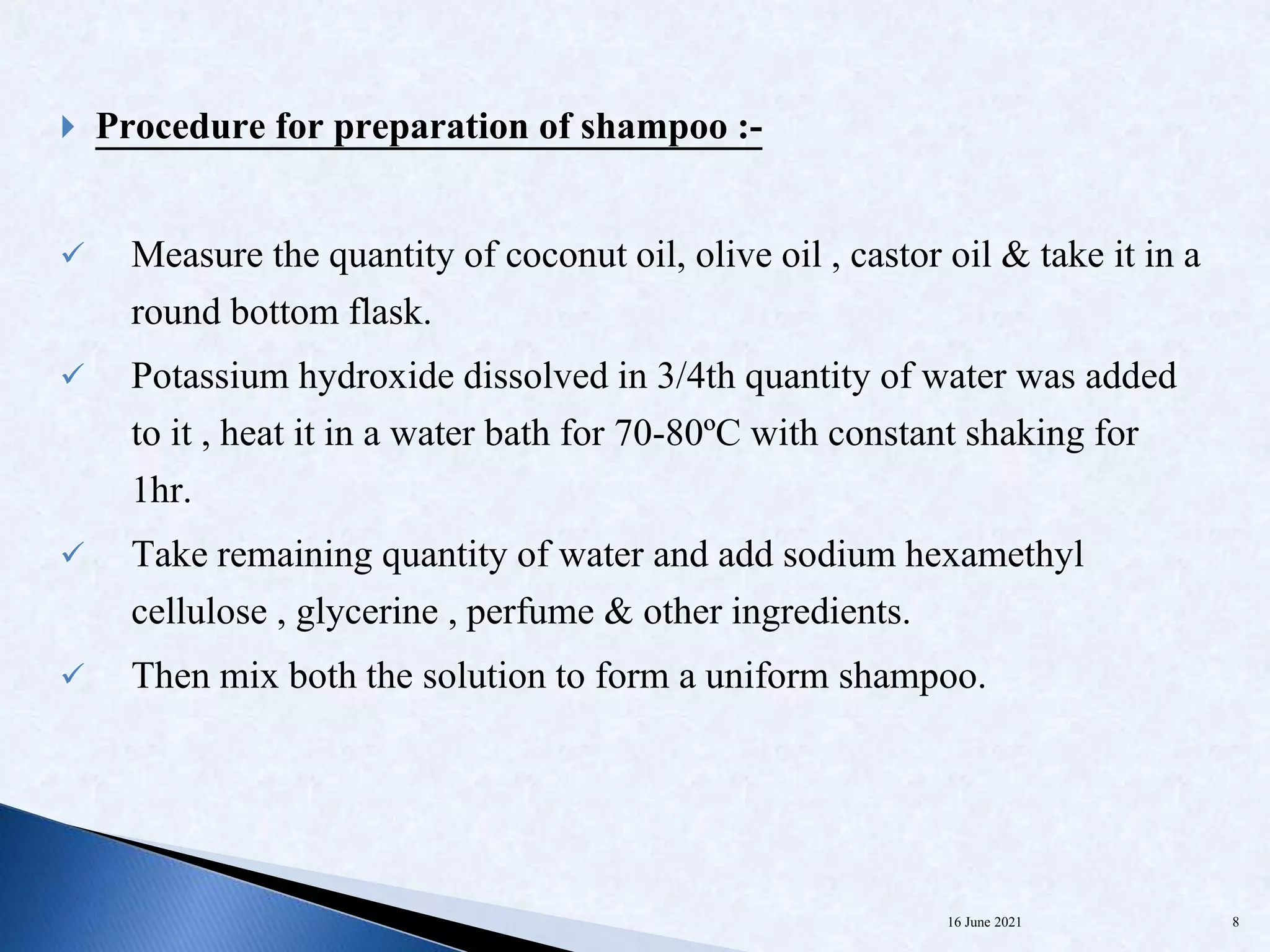 Formulation Building blocks: Building blocks for different product ...