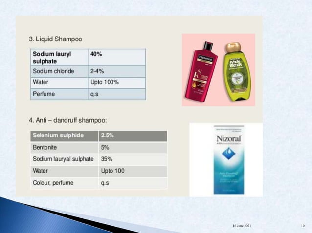 Formulation Building blocks: Building blocks for different product ...