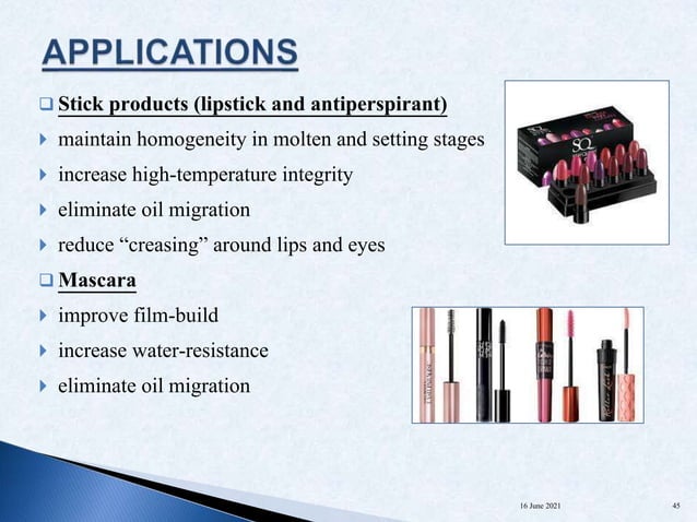 Formulation Building blocks: Building blocks for different product ...