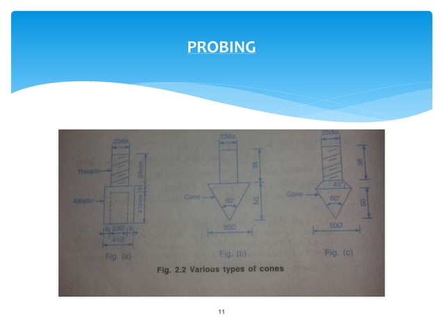 methods of sub-surface exploration, methods of boring, number, location and depth of boring. | PPTX