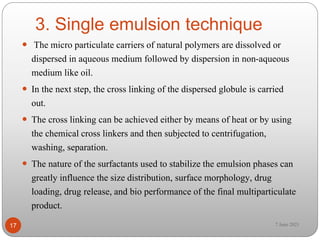 Micro Capsules / Micro Spheres | PPTX