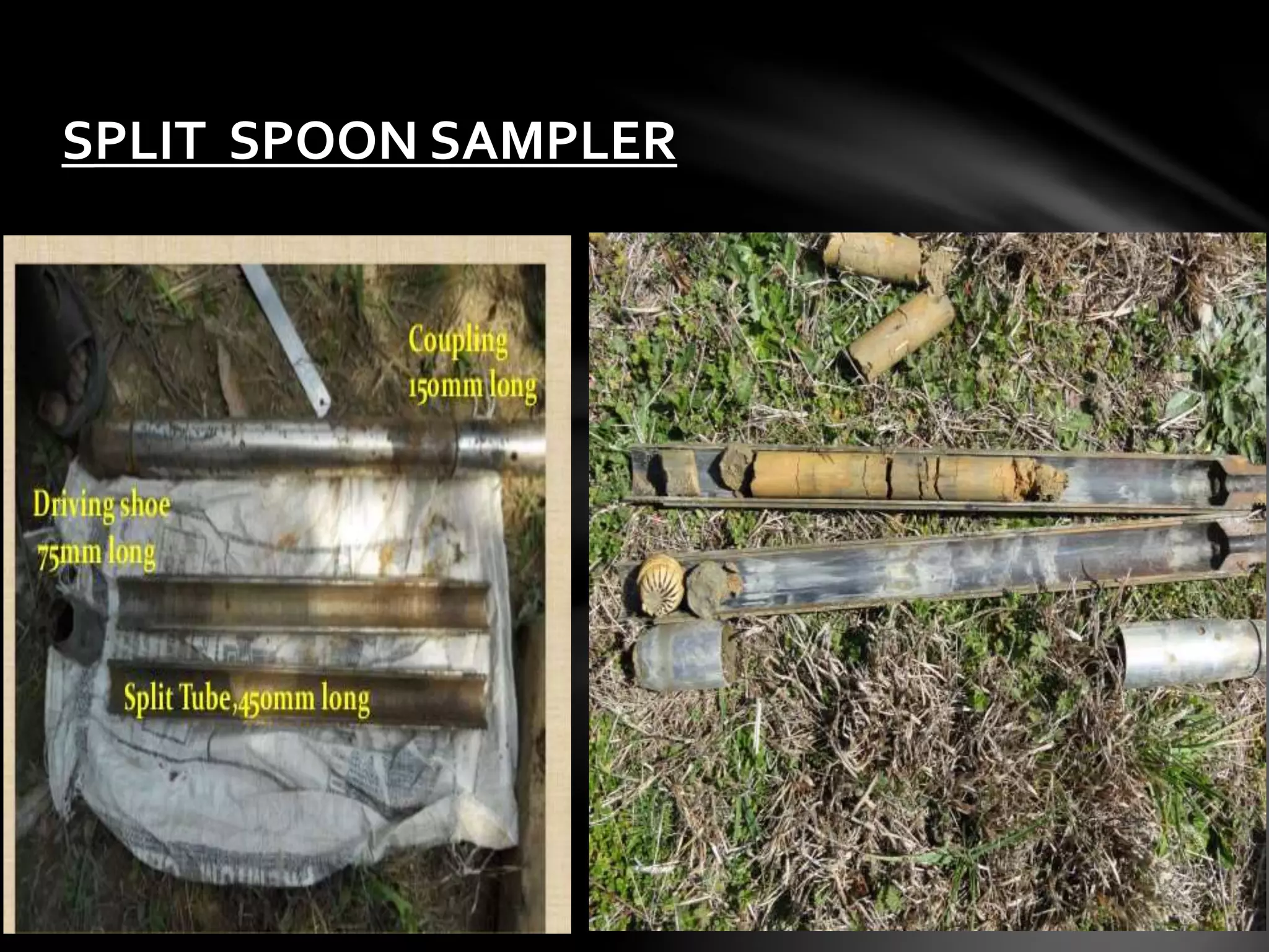 TYPES OF SOIL SAMPLE AND SAMPLERS . | PPTX