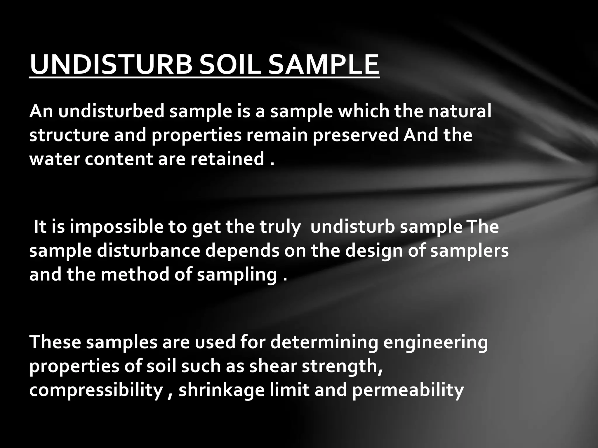 TYPES OF SOIL SAMPLE AND SAMPLERS . | PPTX