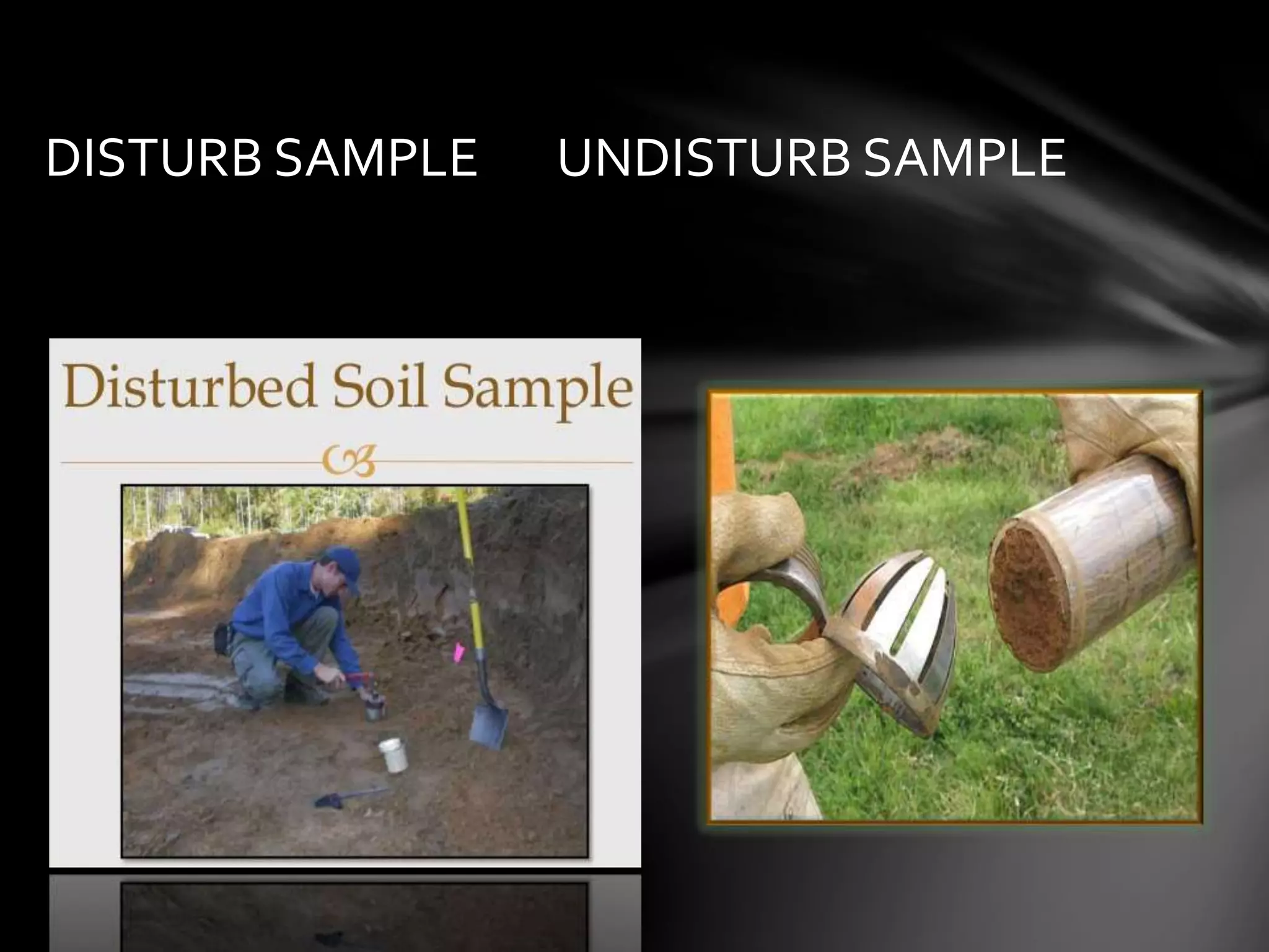 TYPES OF SOIL SAMPLE AND SAMPLERS . | PPTX