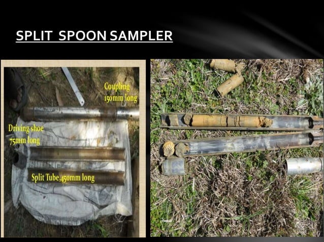 TYPES OF SOIL SAMPLE AND SAMPLERS . | PPTX
