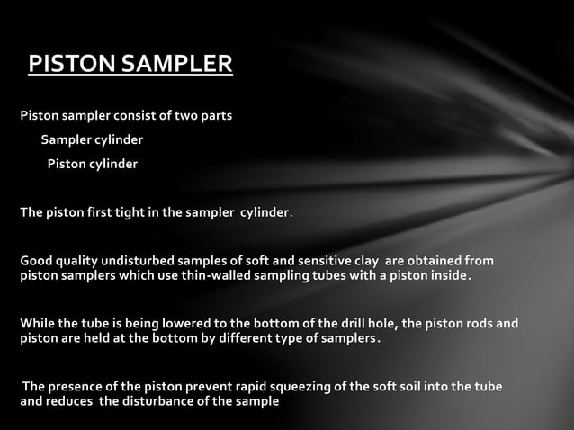 TYPES OF SOIL SAMPLE AND SAMPLERS . | PPTX