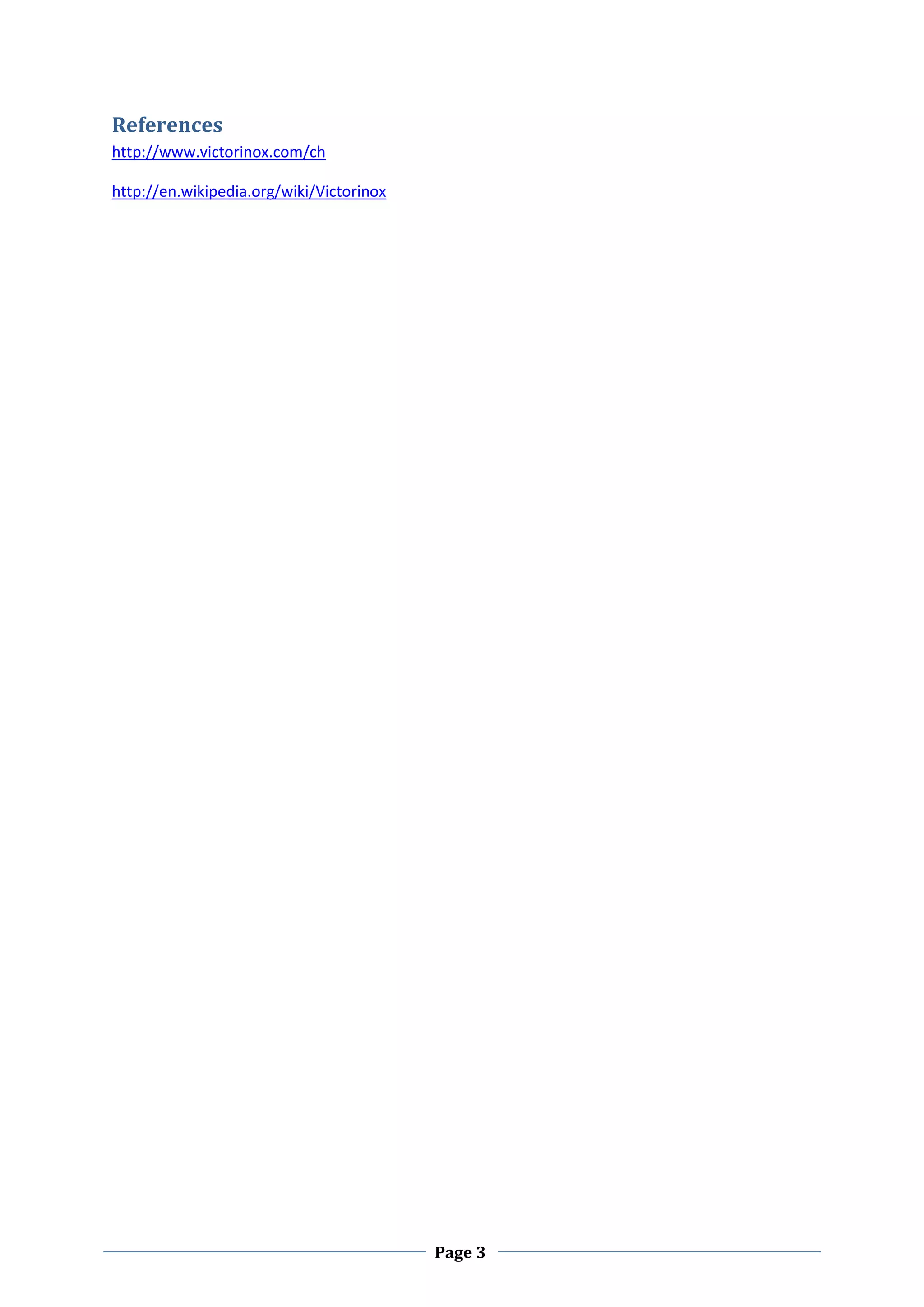 Valence Brand - Swiss Knife - Victorinox | PDF