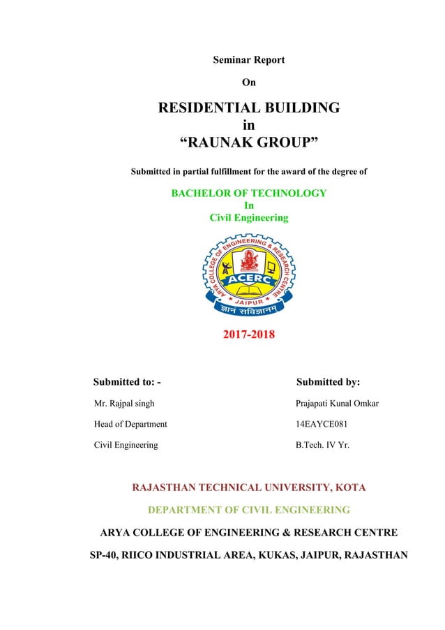 RESIDENTIAL CONSTRUCTION BUILDING | PDF | Civil Engineering Industry ...
