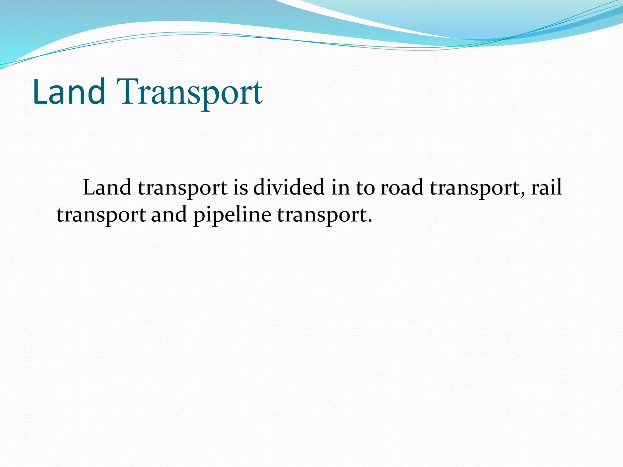 powerpoint on transportation | PPTX