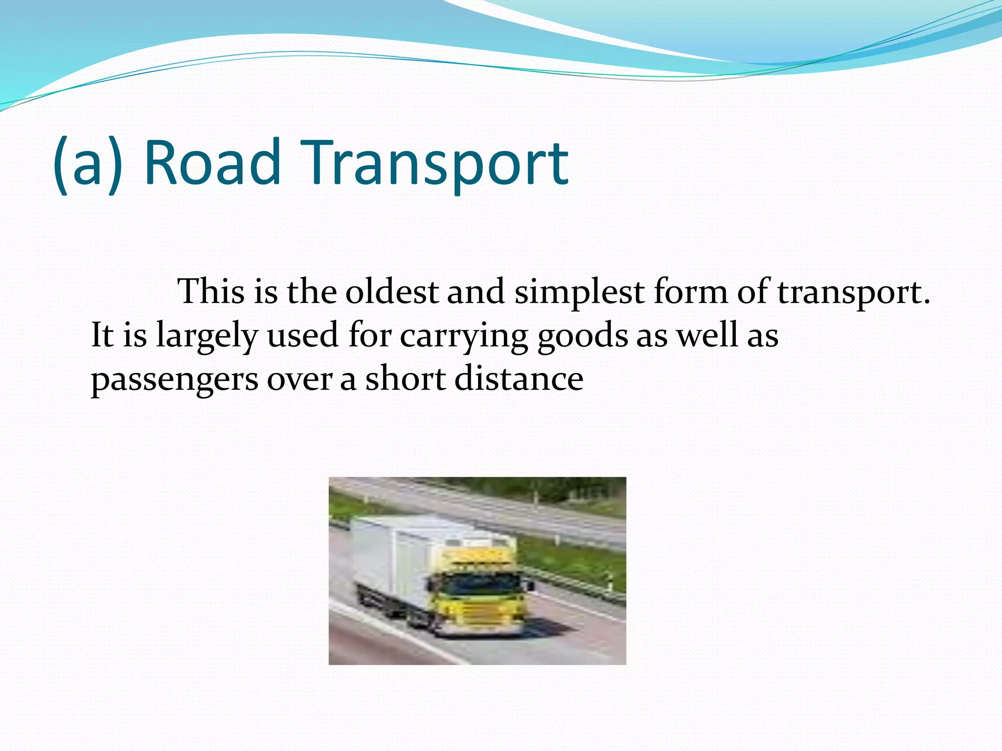 powerpoint on transportation | PPTX