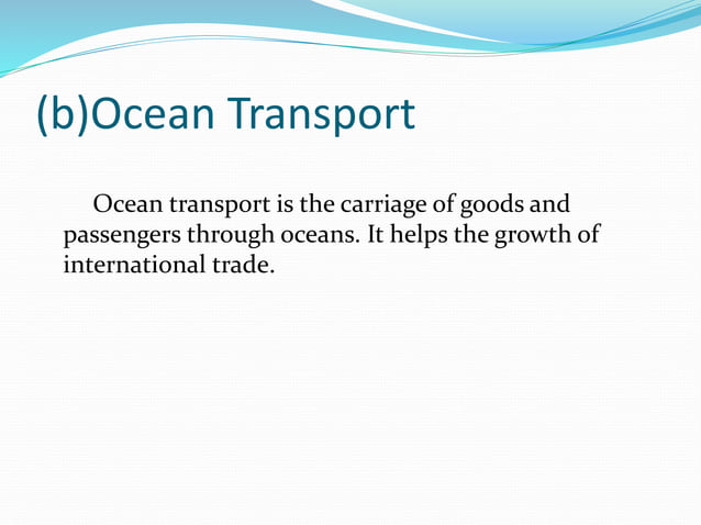powerpoint on transportation | PPTX