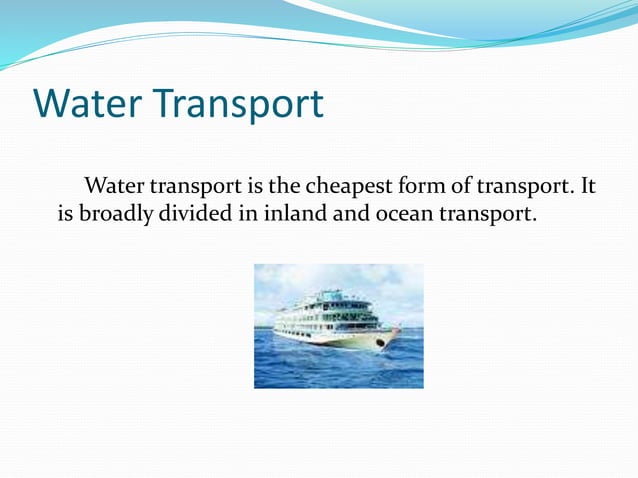 powerpoint on transportation | PPTX