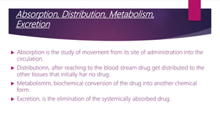pharmacokinetics in drug development | PPTX