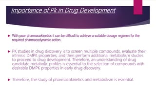 pharmacokinetics in drug development | PPTX