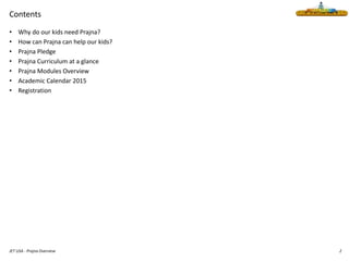 Prajna open-house-091315 | PPT