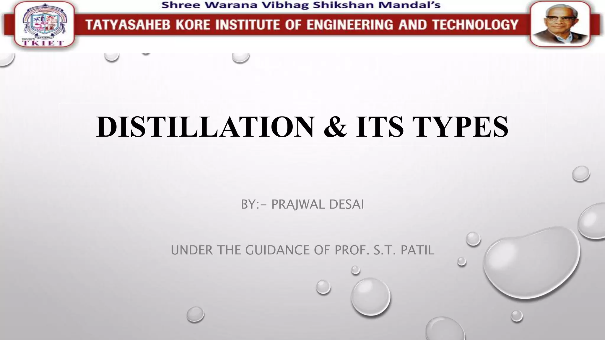 Prajwal Desai Distillation.pptx