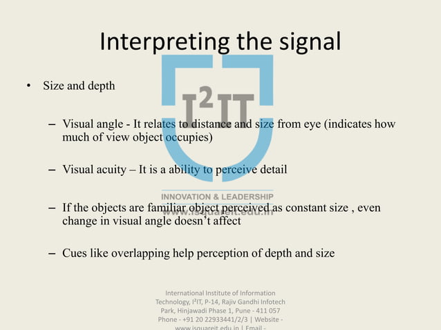 Human Computer Interaction - INPUT OUTPUT CHANNELS | PPTX | Eye and Vision Conditions | Diseases ...