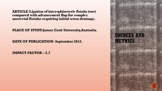 LIFT vs Advancement flap for Fistula.pptx