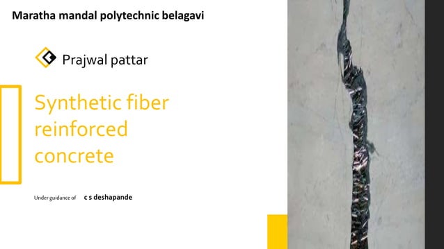 Synthetic fiber reinforced concrete | PPTX | Construction Industry ...