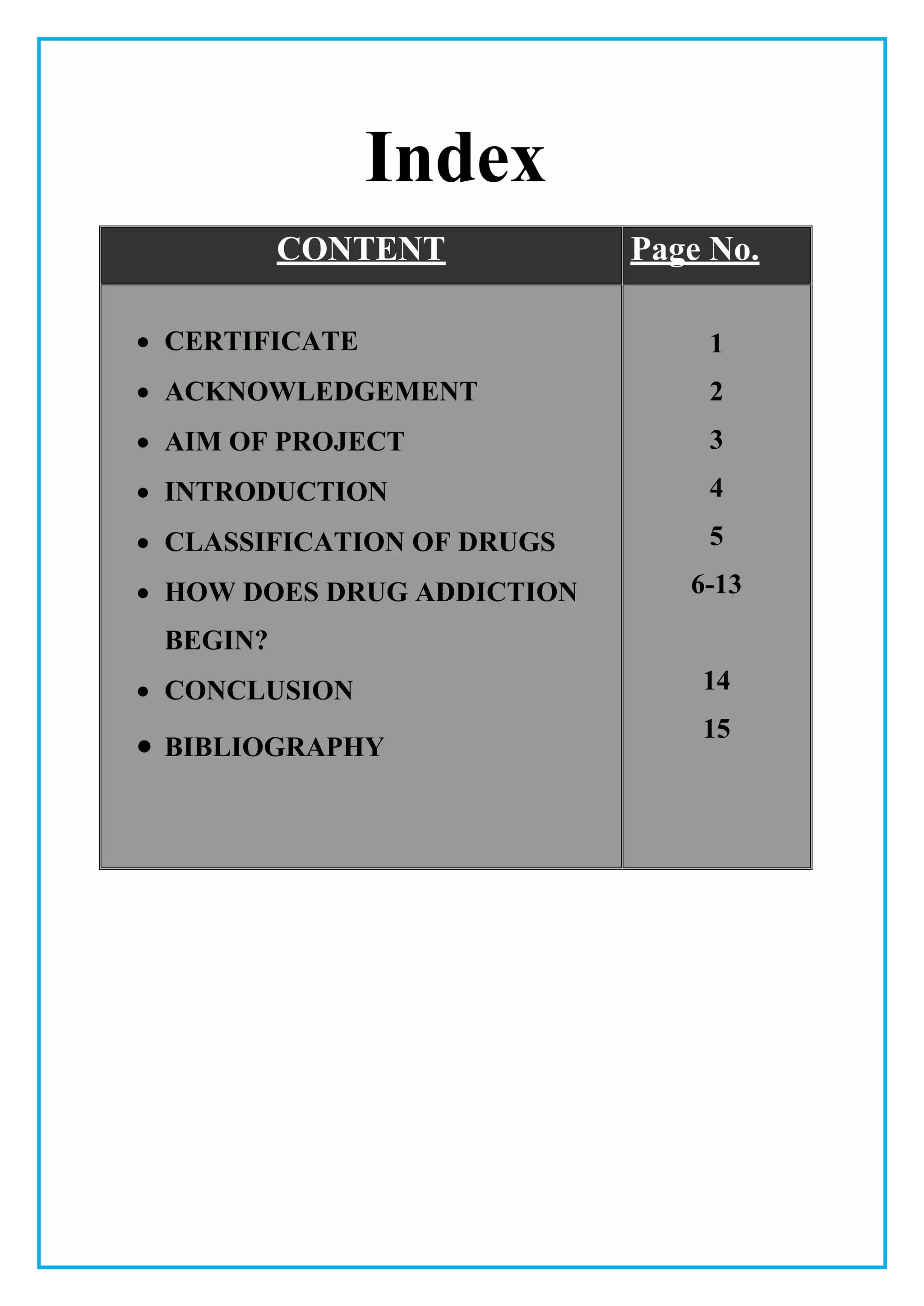 DRUG ADDICTION | PDF