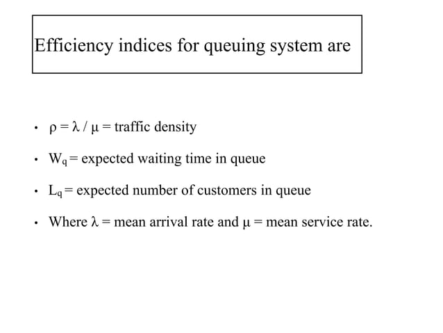 Application of Queuing Theory to Libraries and Information Centres | PPT