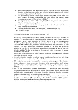 Prak.mekanika tanah i v1 (1) | PDF