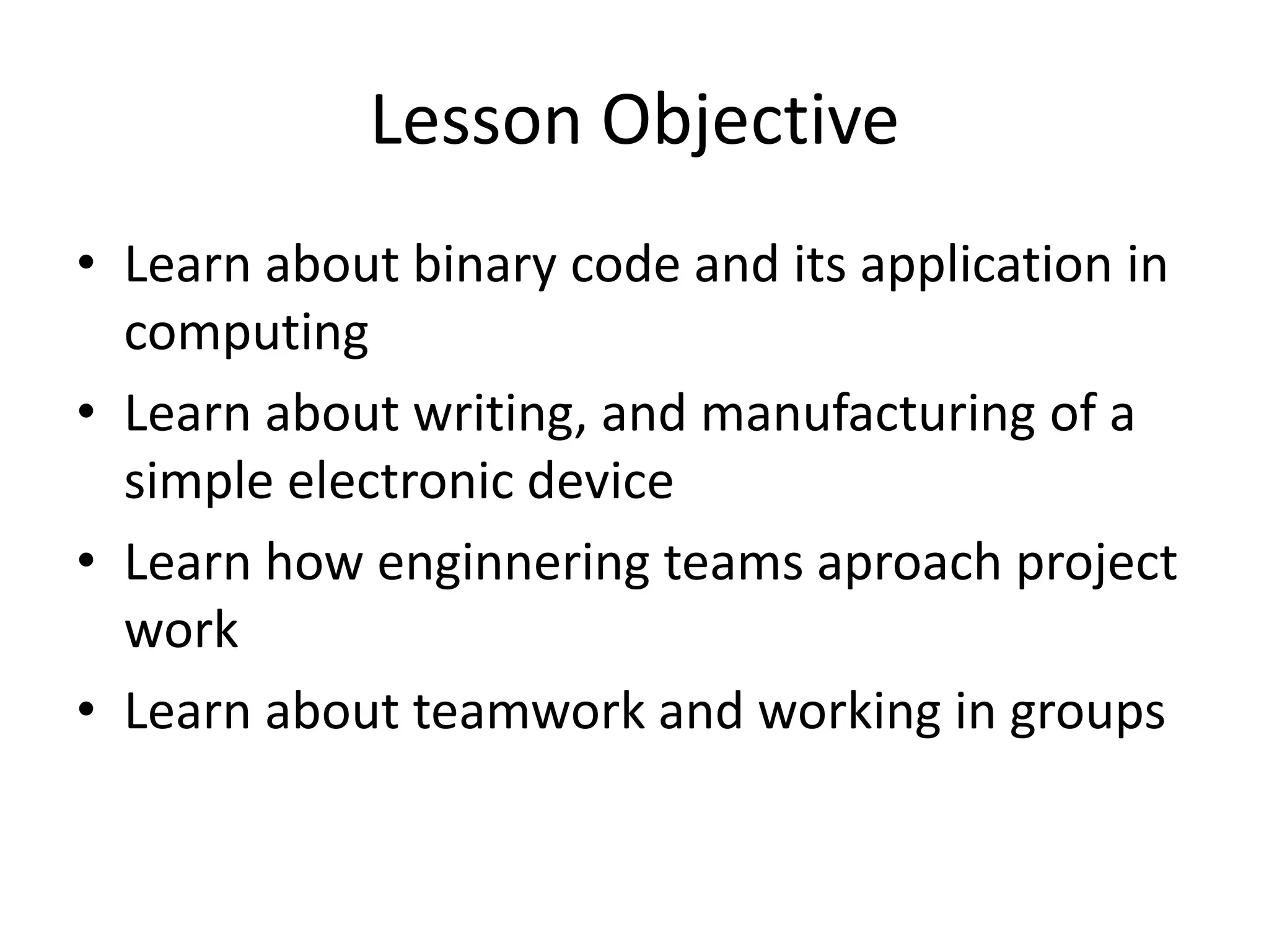 Prak1 binary clocks | PPTX