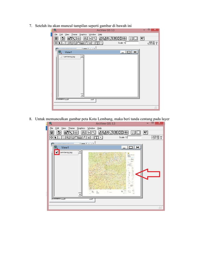 Tutorial Penggunaan ArcView | PDF