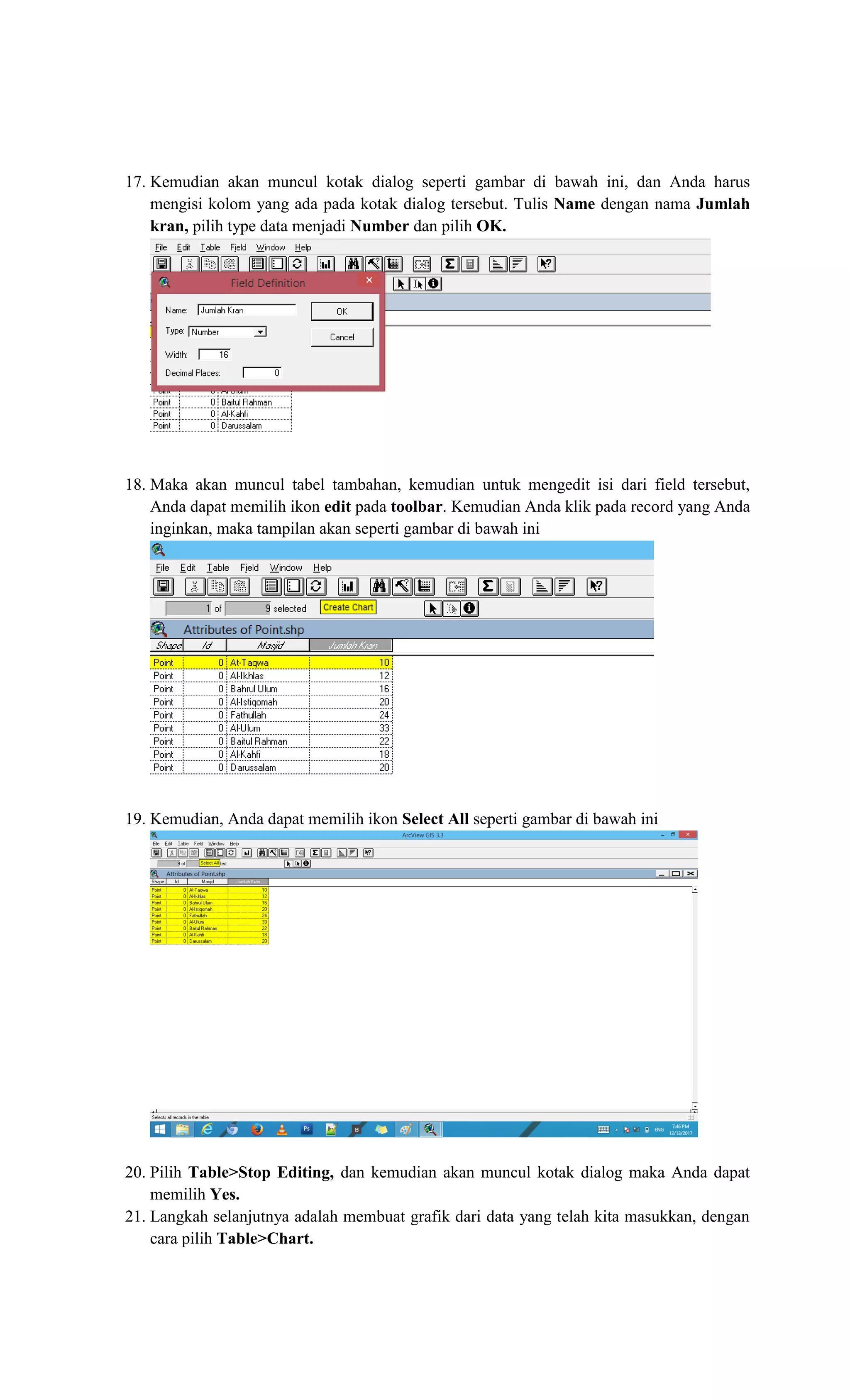 Tutorial ArcView Data Grafiks | PDF