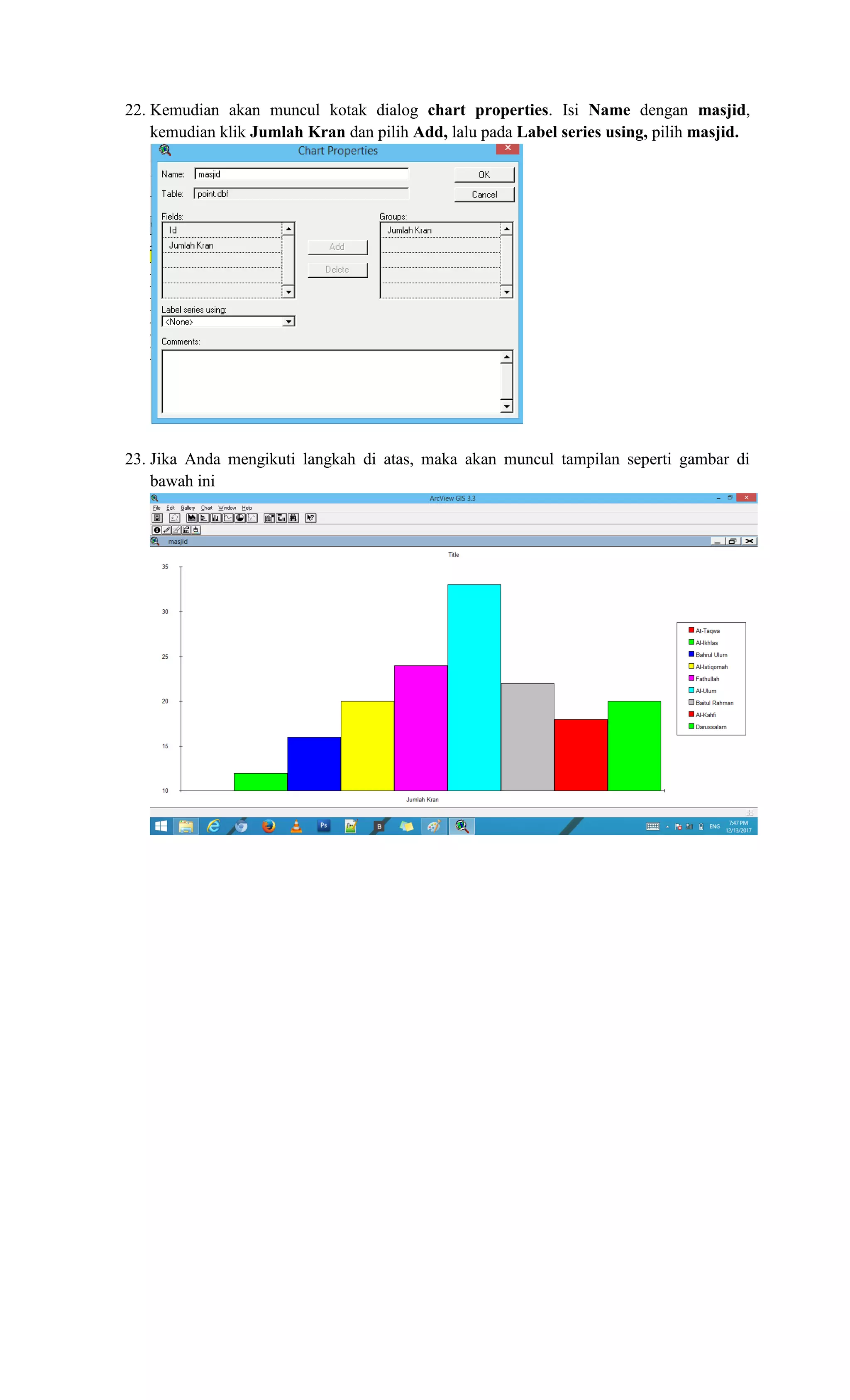 Tutorial ArcView Data Grafiks | PDF