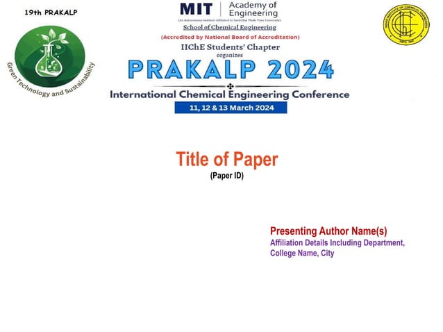 PRAKALP 2024 Presentation PRAKALP 2024 Presentation | PPTX