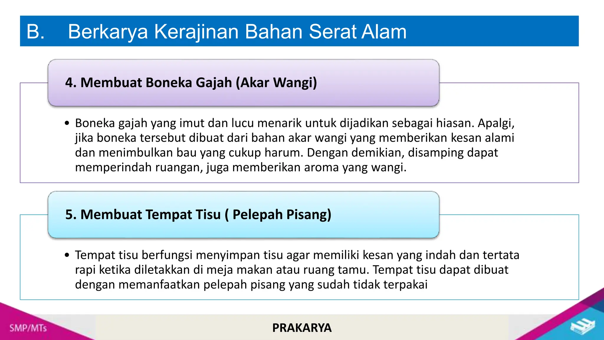 Prakarya Kelas 7 Bab 2 Produk Kerajinan Dari Serat Alam.pptx