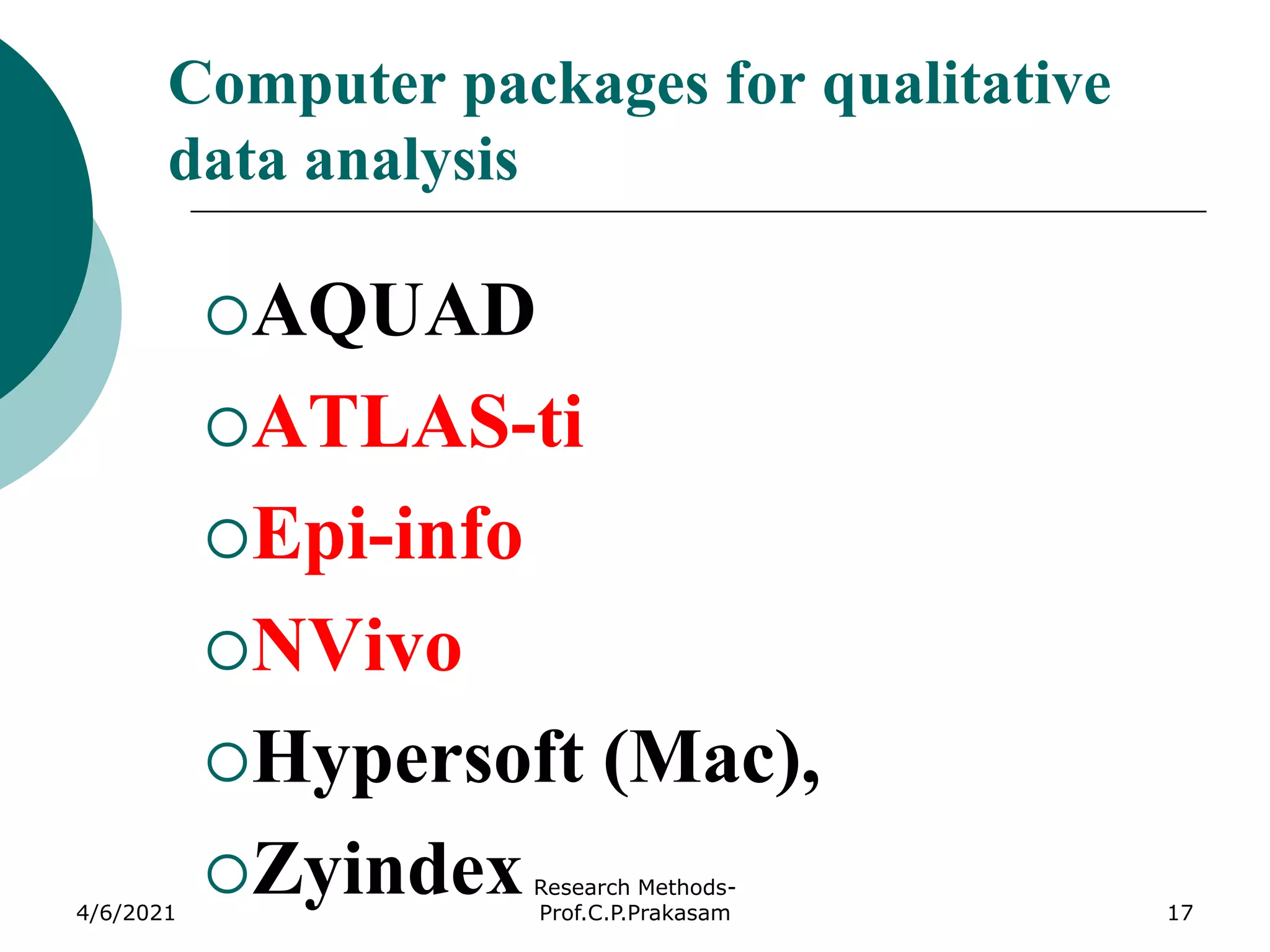 Qualitative and Quantitative Research Methods in Social Science ...