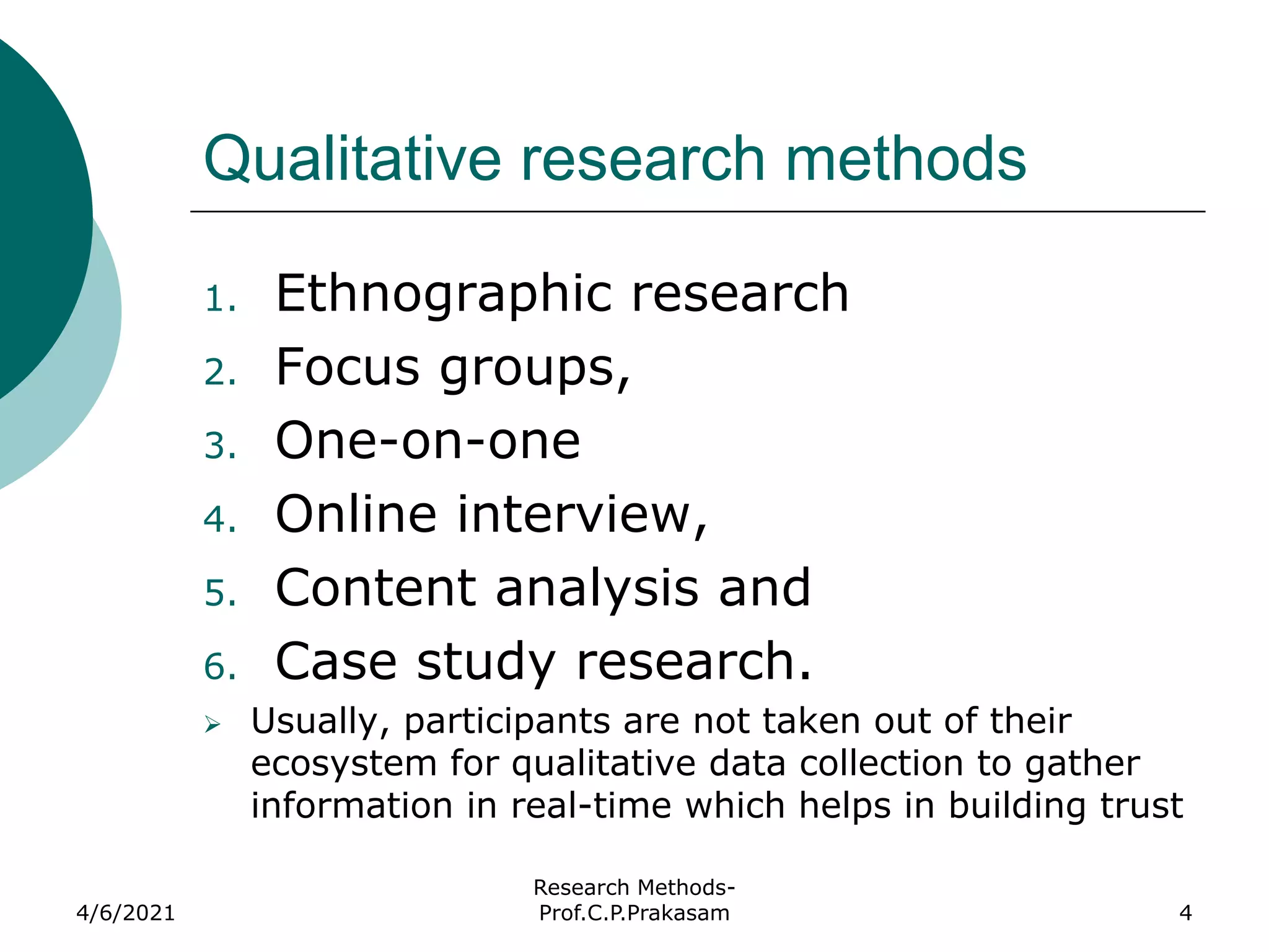Qualitative and Quantitative Research Methods in Social Science Research | PPTX
