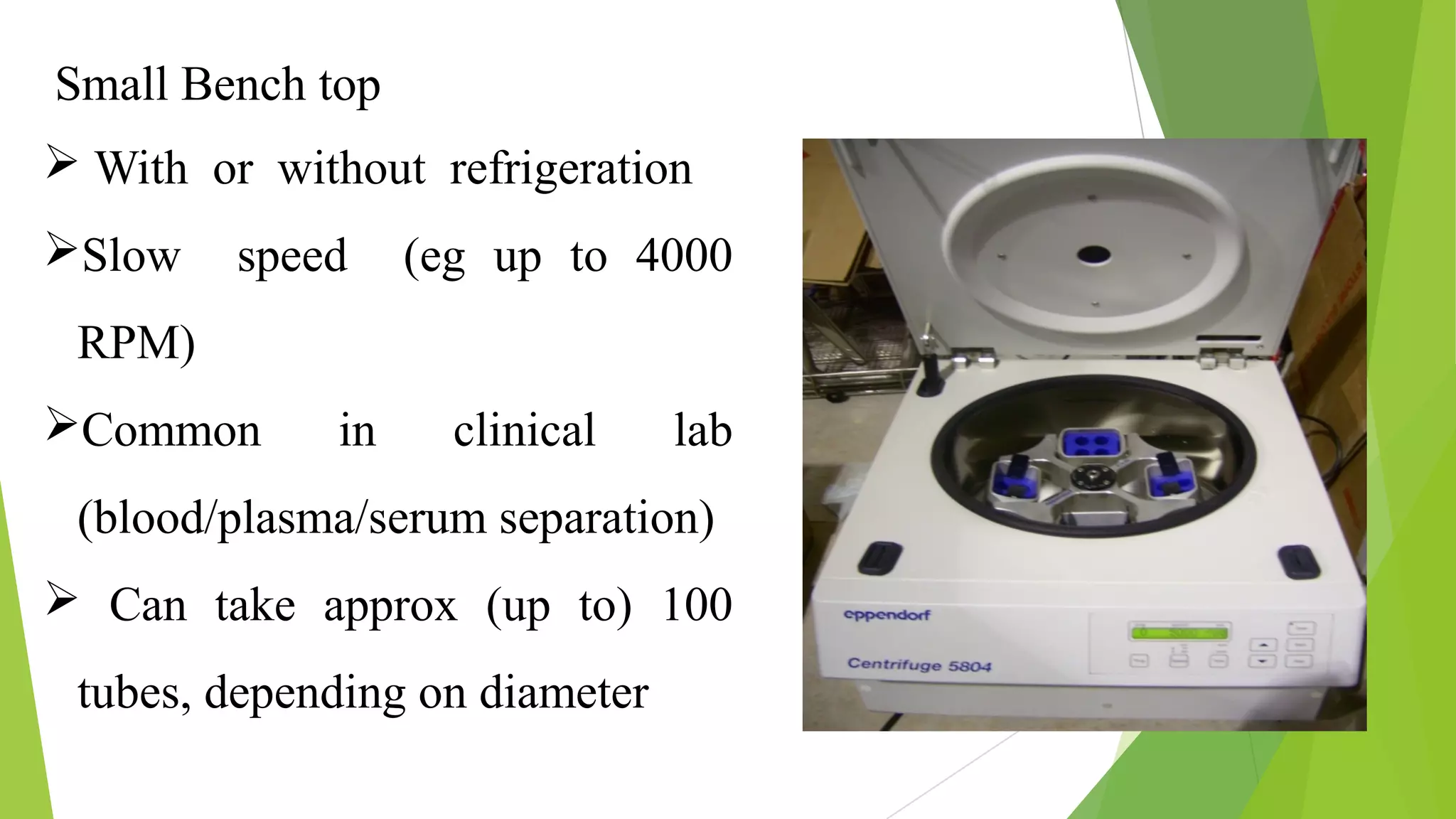 centrifuge principle and application | PPT