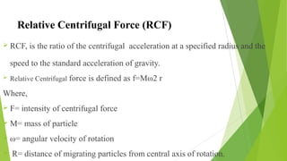 centrifuge principle and application | PPT